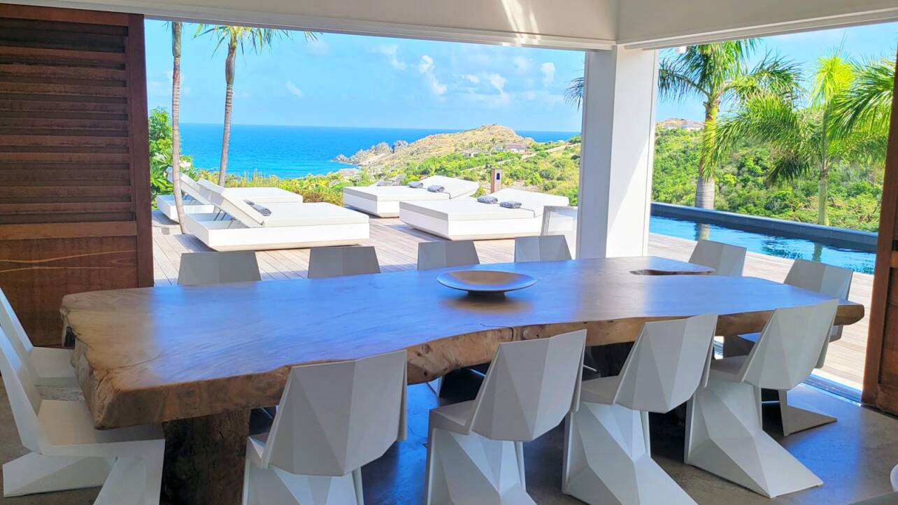 Luxury villa Coco Rock for rent in Petit Cul-de-Sac | Home In St Barts